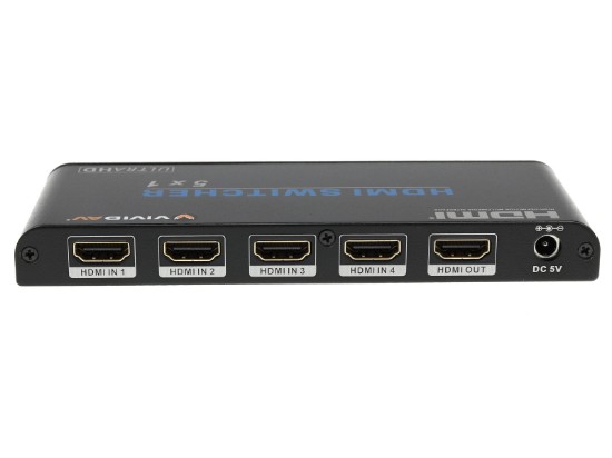 HDMI 2.0 Switch 5x1, 4k, 1080p - Vivid AV® Official Site